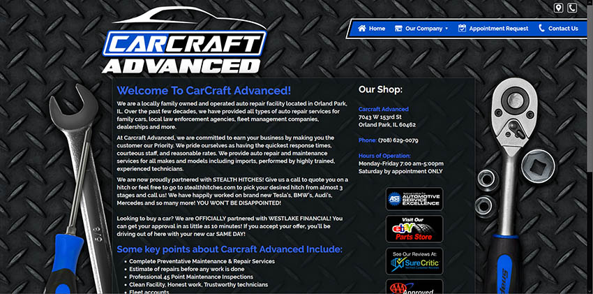Turnkey Auto Repair Website Design | Auto Shop Pros